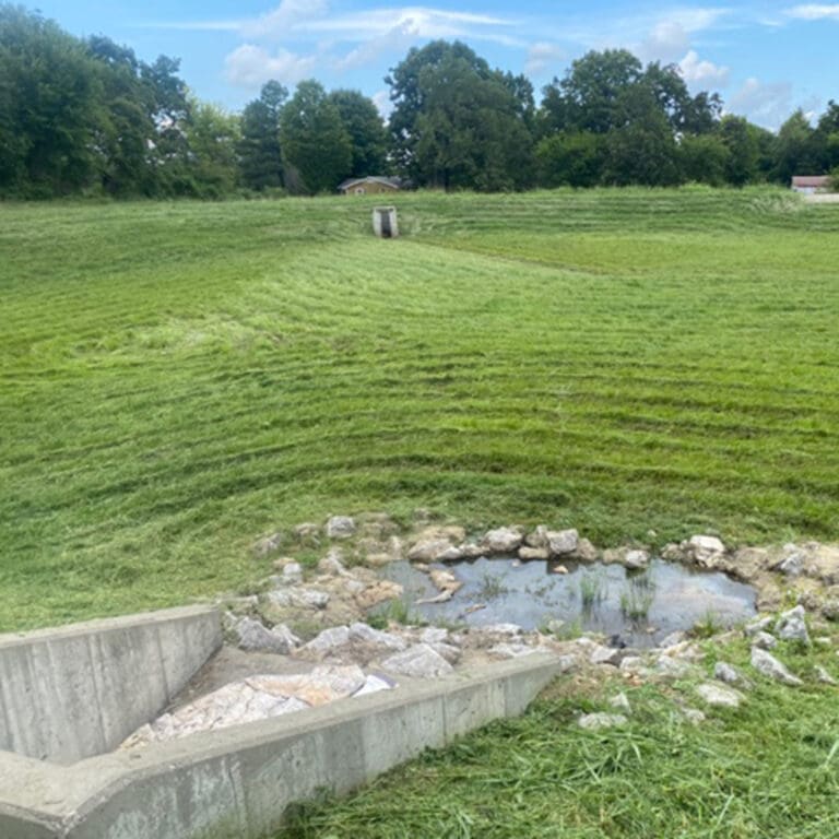 Grassed Swales & Rip Rap Management | AQUALIS